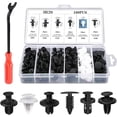 100 PCS Car Buckle Combination Set, PA66 Injection Molded Bumper Push ...