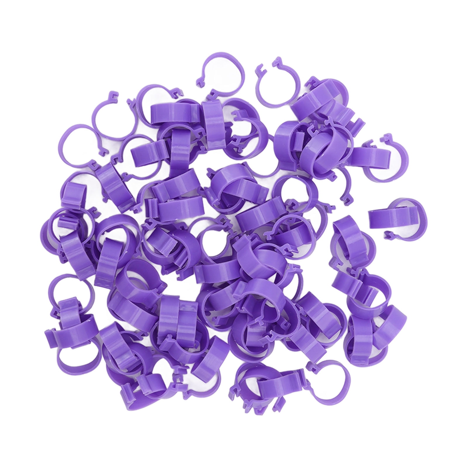 100 PCS Chicken Foot Ring Duck Hen Goose Legs Rings Clip Poultry Foot ...