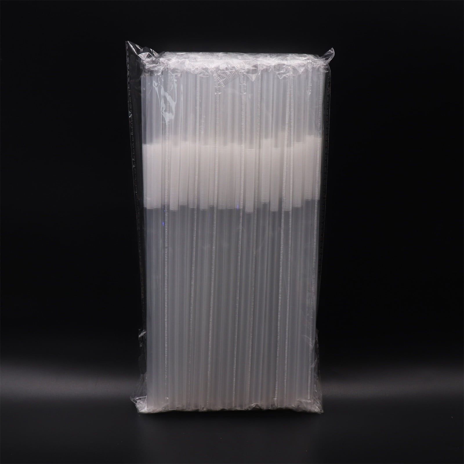 100 PCS Colorful Plastic Disposable Long Bendable Drinking, Long Straws ...