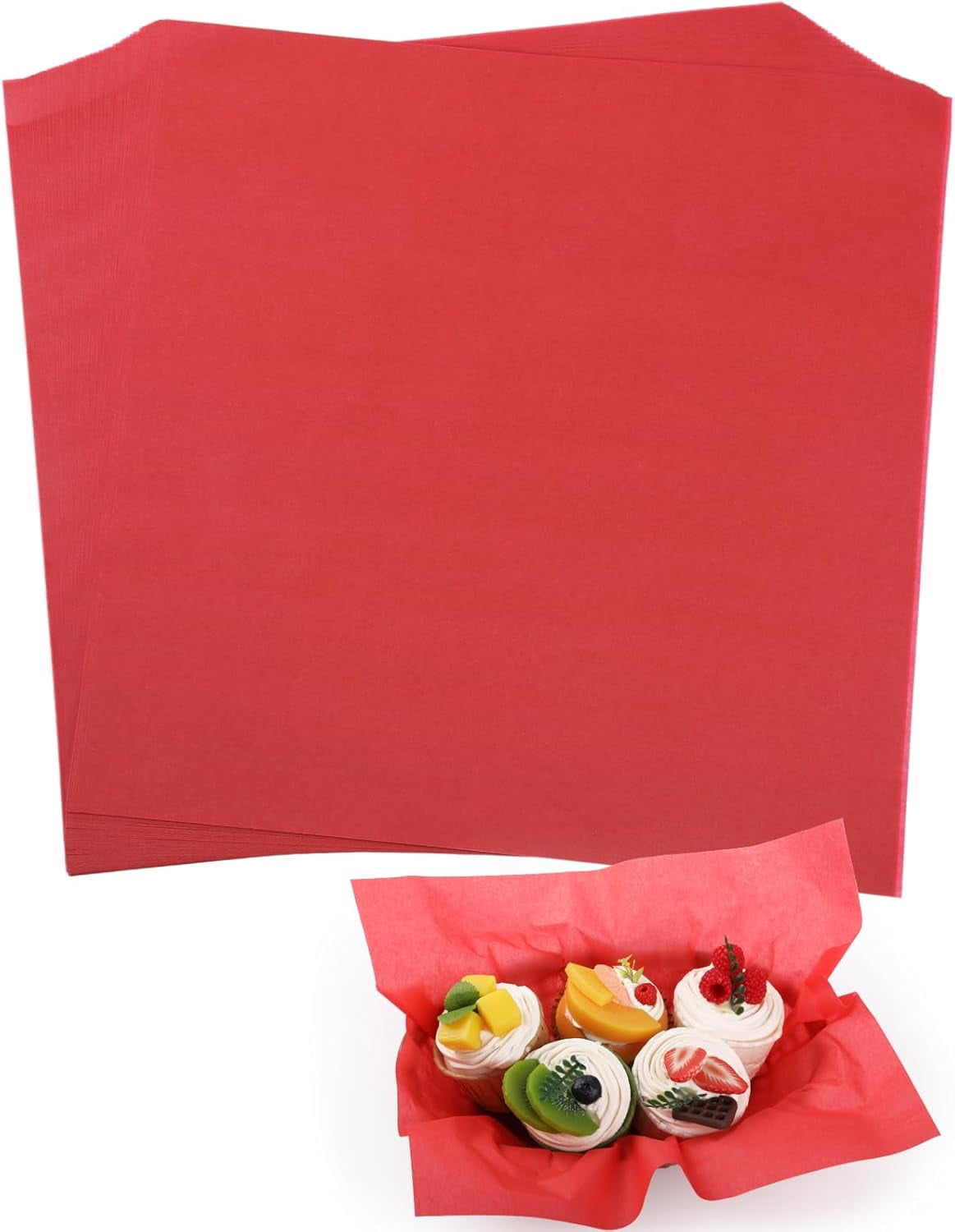 100 PCS Deli Paper Sheets 12 * 12 Inch, Food-grade Pure Color ...