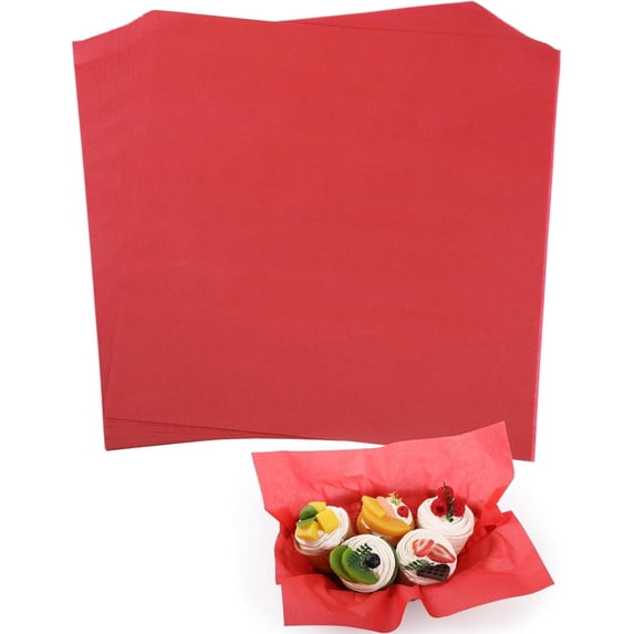 100 PCS Deli Paper Sheets 12 * 12 Inch, Food-grade Pure Color ...