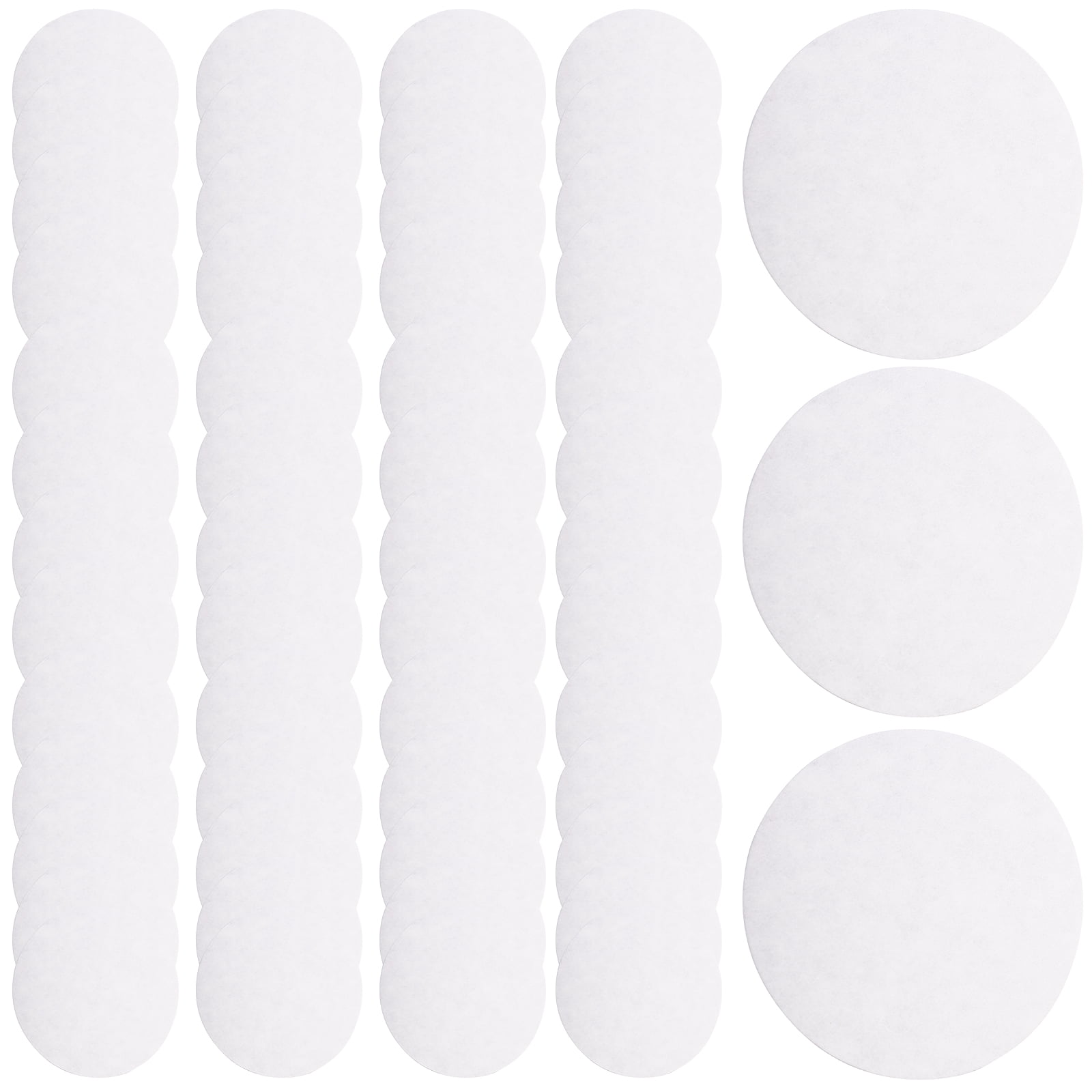 100 PCS Disc Paper Filters Multi Strainer White - Walmart.com