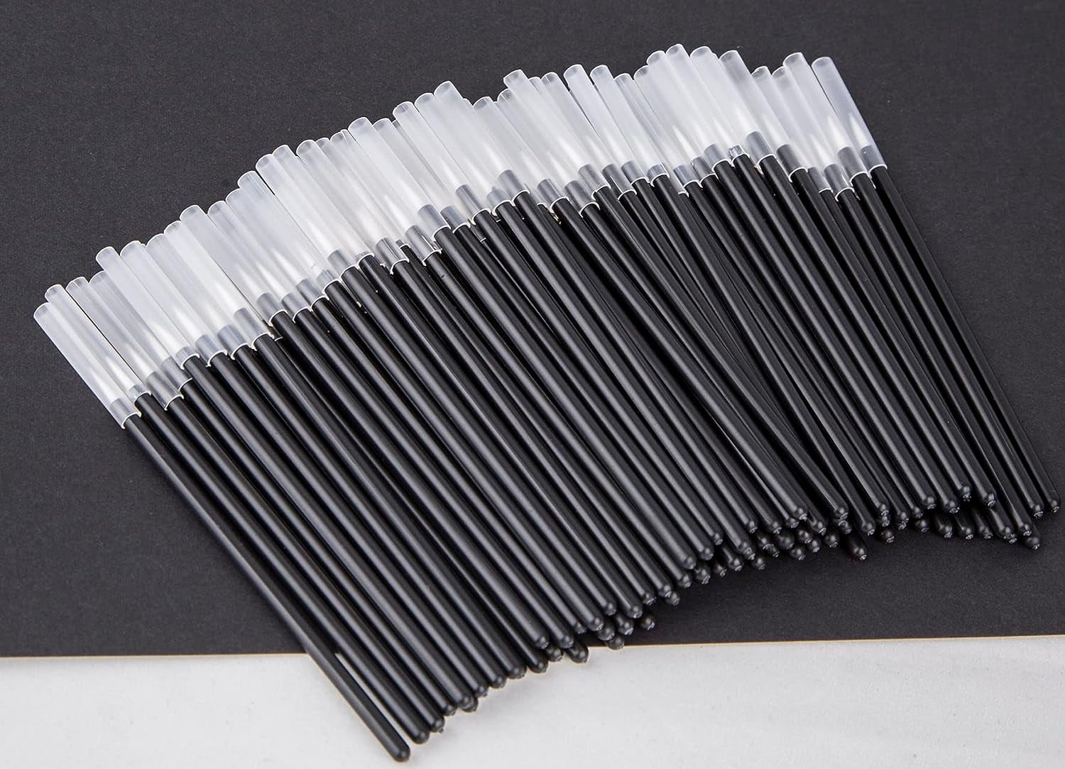 100 PCS Disposable Eyeliner Brushes Applicator Cosmetic Eye Makeup Tool ...