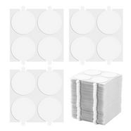 Uxcell 1" Double Sided Adhesive Dots, 100 Pack Clear Sticky Tack Round ...