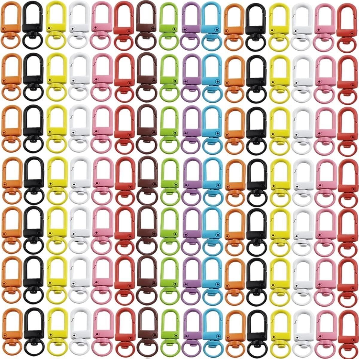 100 PCS Hanging Rope Rotating Buckle Hooks, Heavy-duty Metal Lobster ...