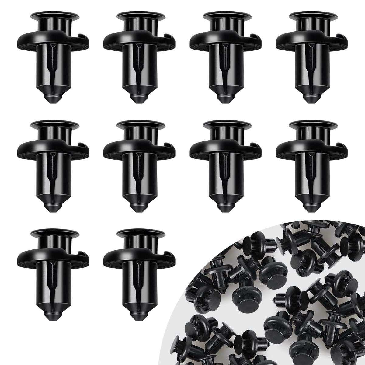 100 PCS Honda Plastic Fender Clips, Push Quarter Fastener Rivet Clips ...