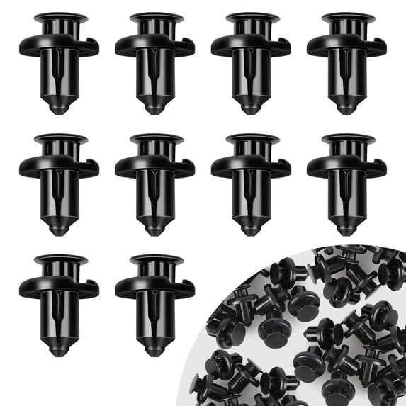 100 PCS Honda Plastic Fender Clips, Push Quarter Fastener Rivet Clips ...
