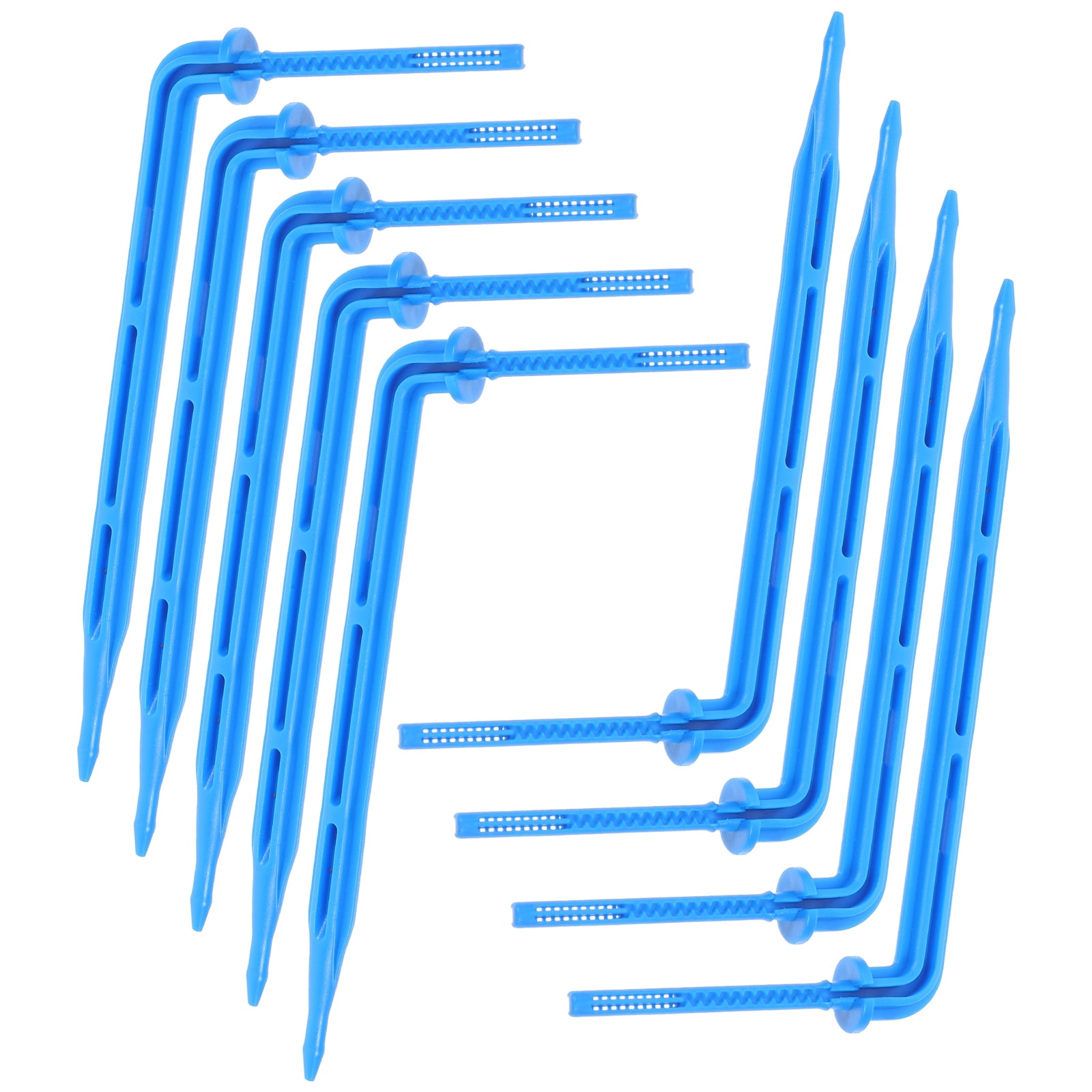 FONDOTIN Drip Stake Blue Drip Irrigation Emitters 100Set 3.9x1.6x0.2in ...