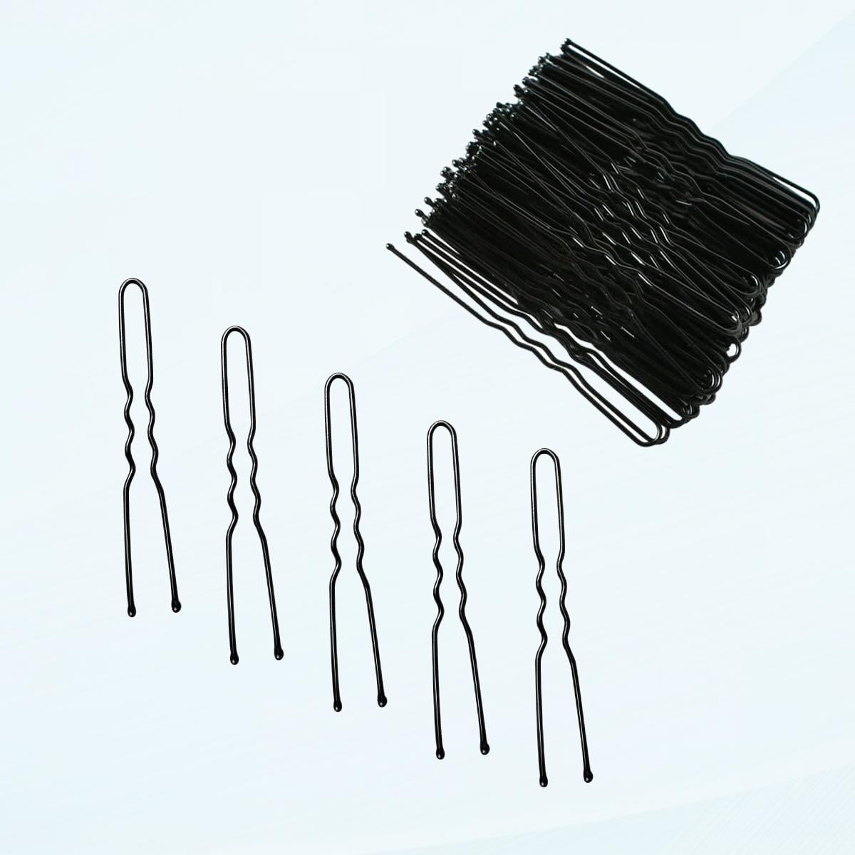 100 PCS Invisible Hair Grip U Wave Top Shaped Hair Pins Heavy Duty ...