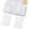 100 PCS Jewelry Bags, 2.76" x 4.33" Small Plastic Bags, 2 Mil Clear ...