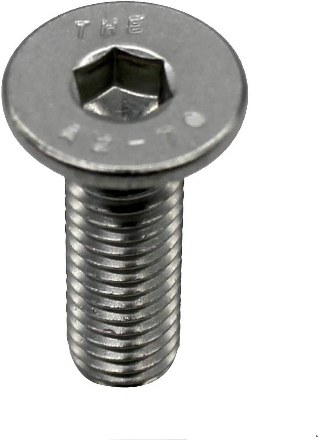 (100 PCS) M3 X 8mm Socket Countersunk Screws (DIN 7991)-A2 Stainless Steel-Hex Drive Flat Head ...