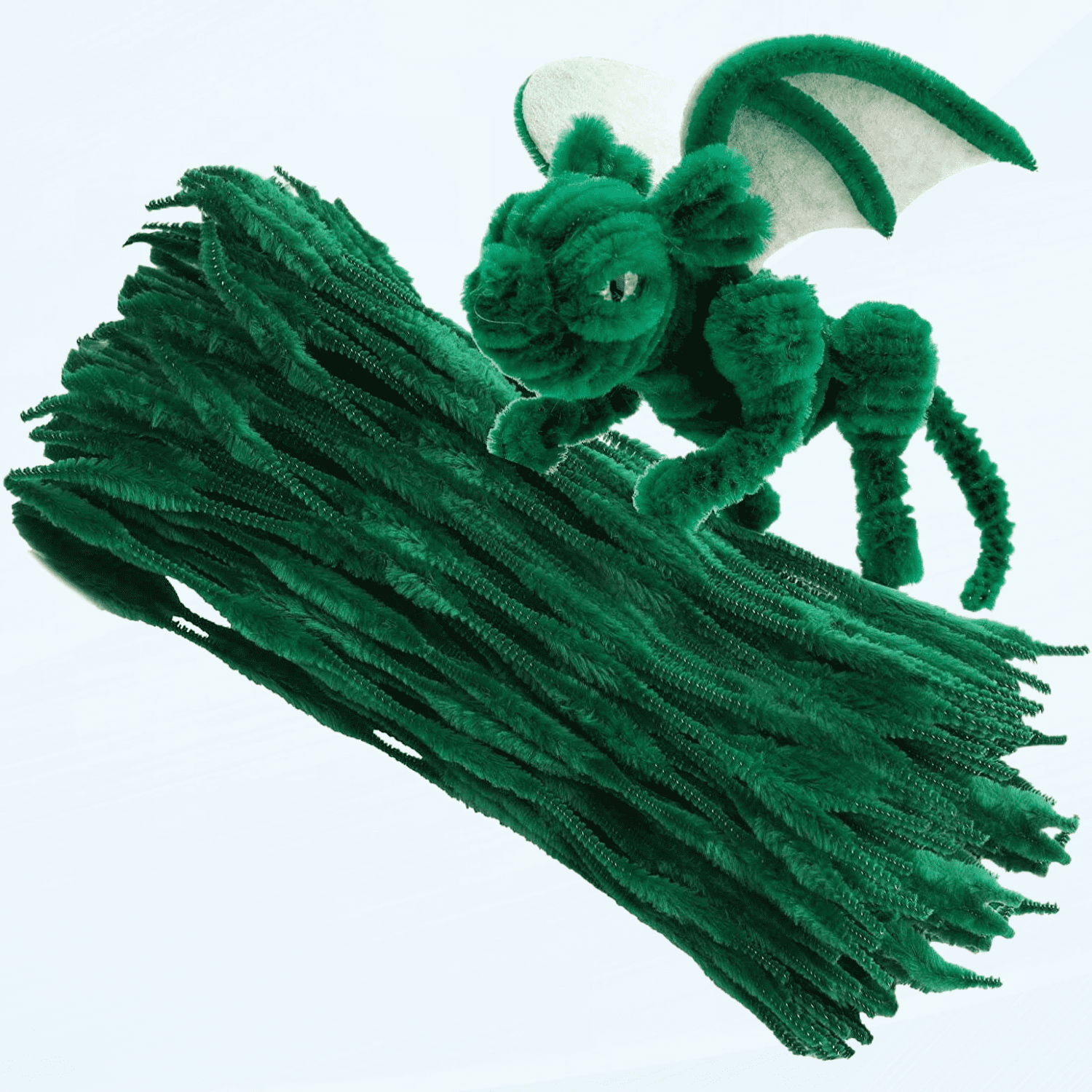 100 PCS Pipe Cleaners Chenille Stem, Bump Chenille Stems Pipe Cleaner ...