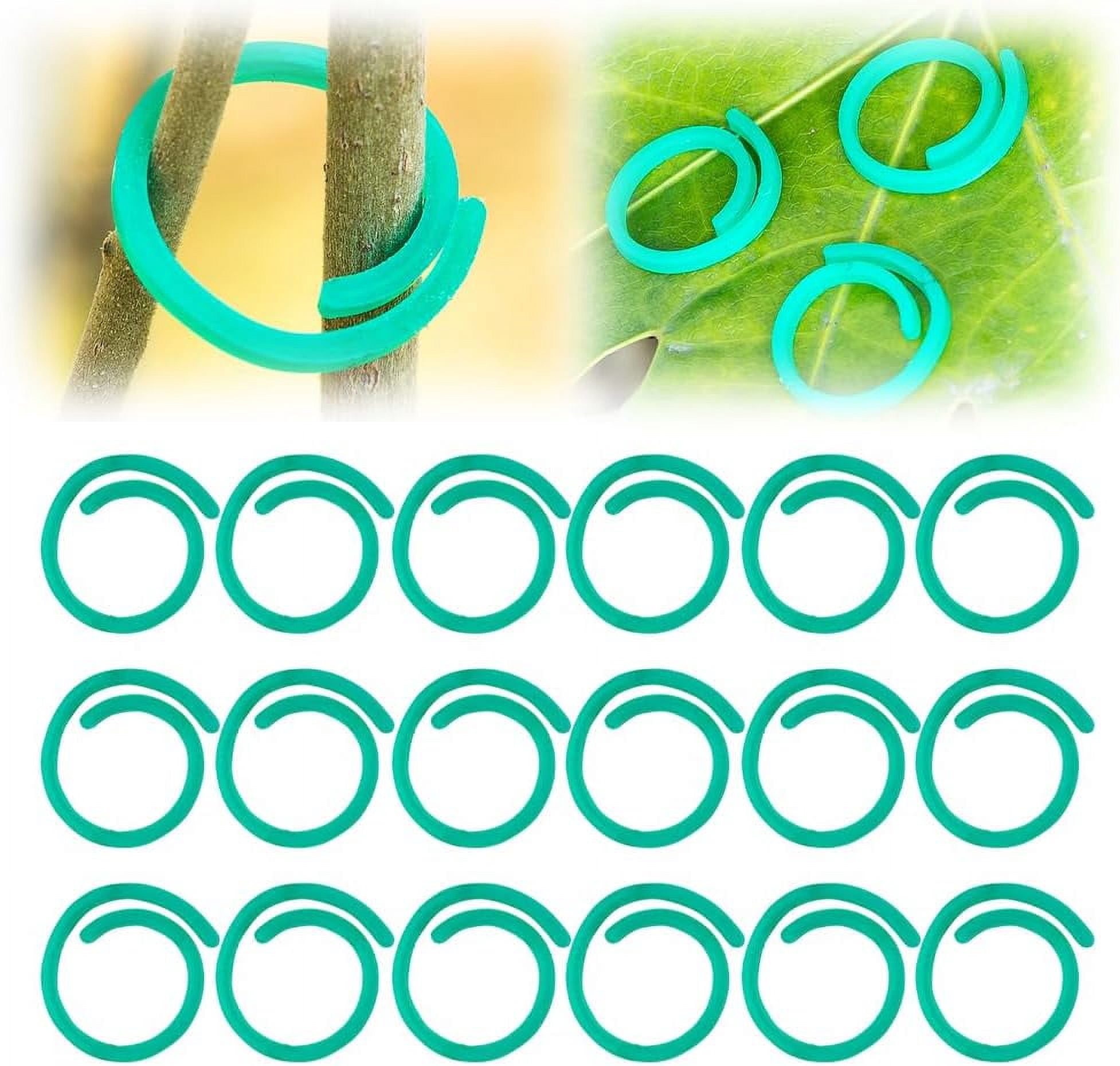 100 PCS Plant Support Clips, Secured Plastic Plant Clips Reusable ...