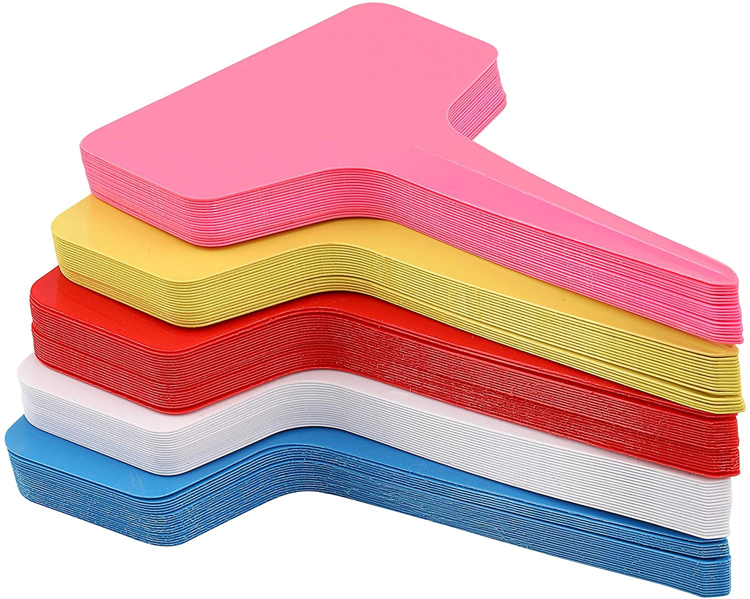 100 PCS Plastic Plant Labels T-Type Garden Stake Tags Waterproof Plant ...