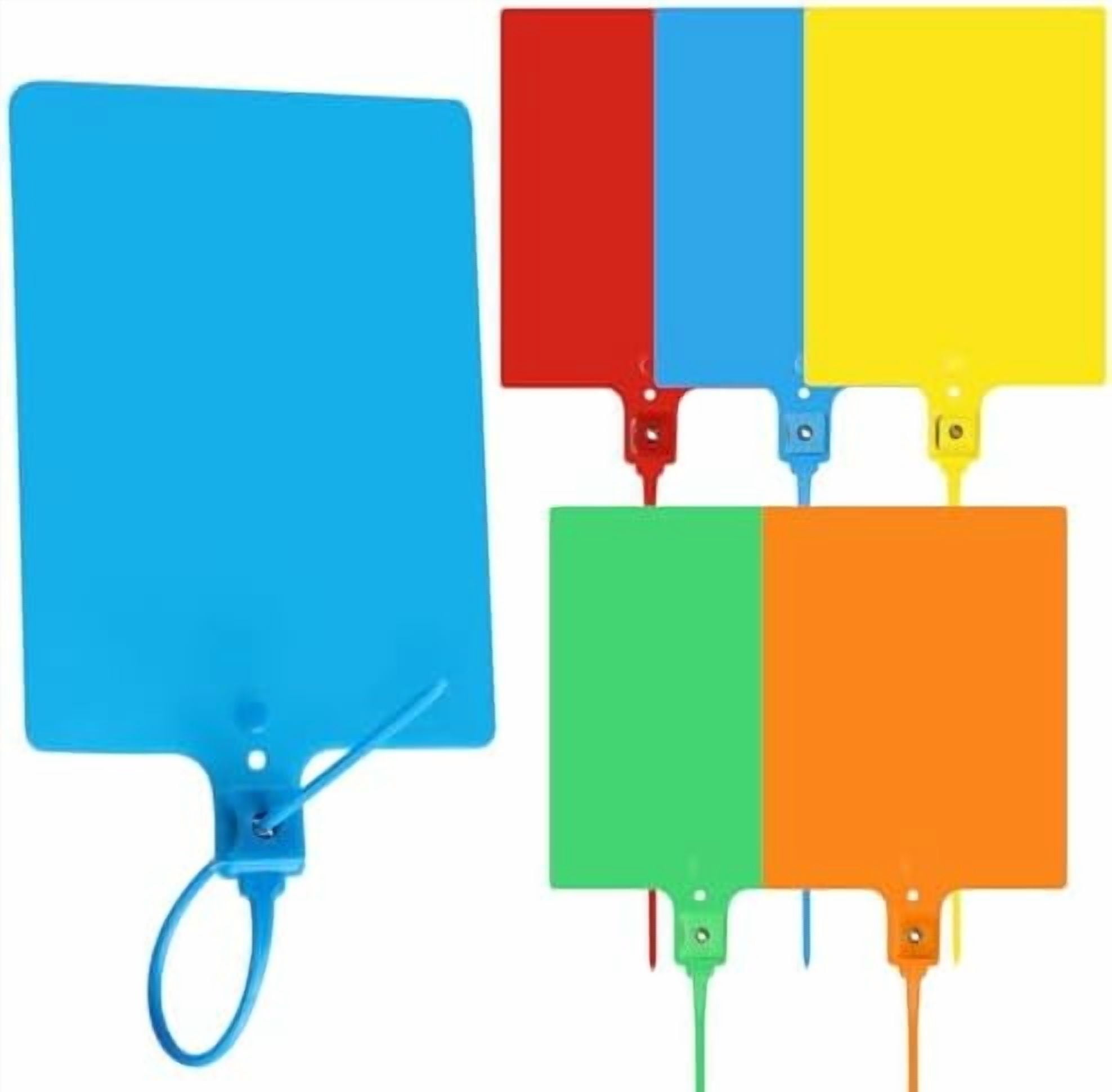 100 PCS Plastic Tags Shipping Tags Large Waterproof Plastic Tags for ...