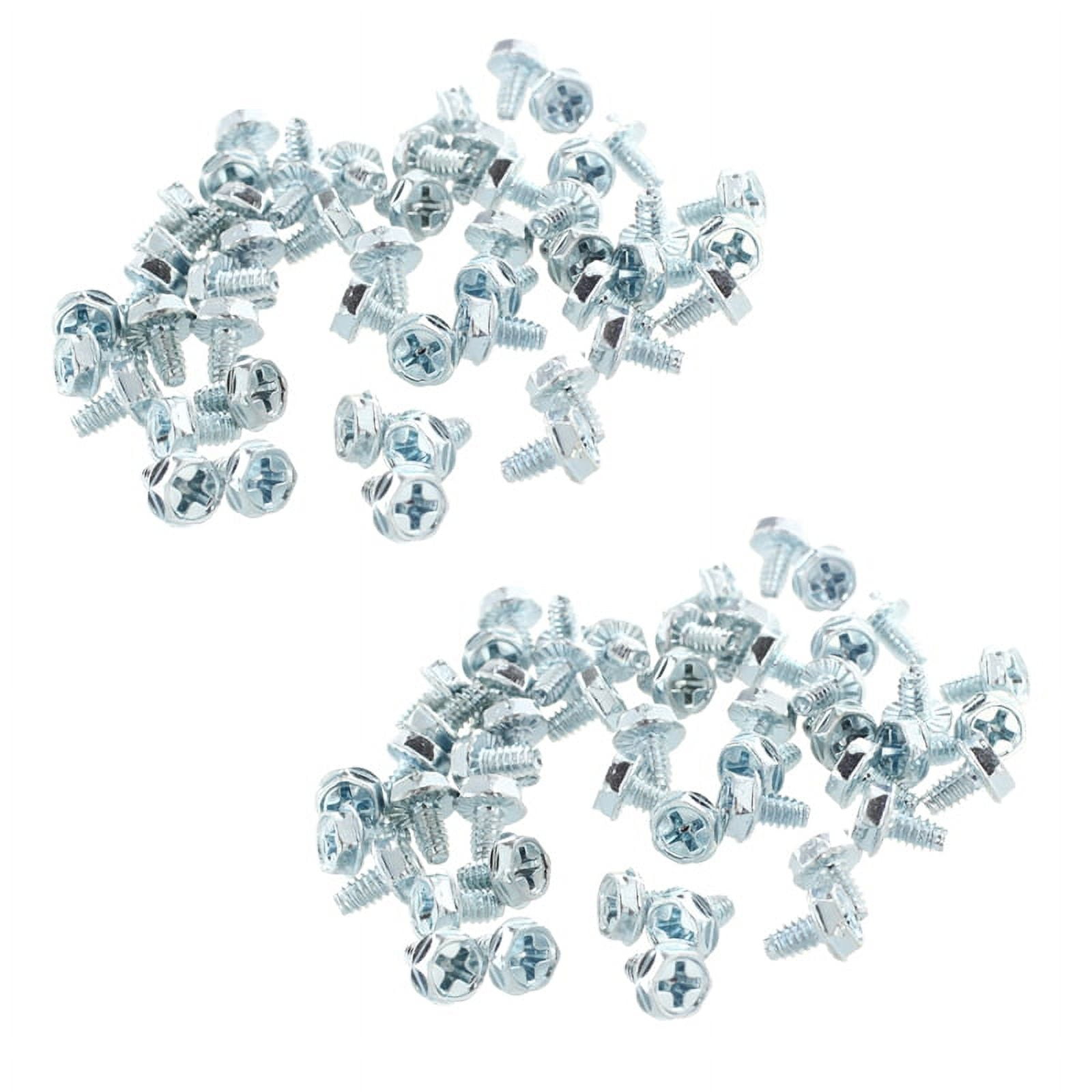 100 PCS Quadrex Head Short Computer Case Motherboard Screws,100 x ...