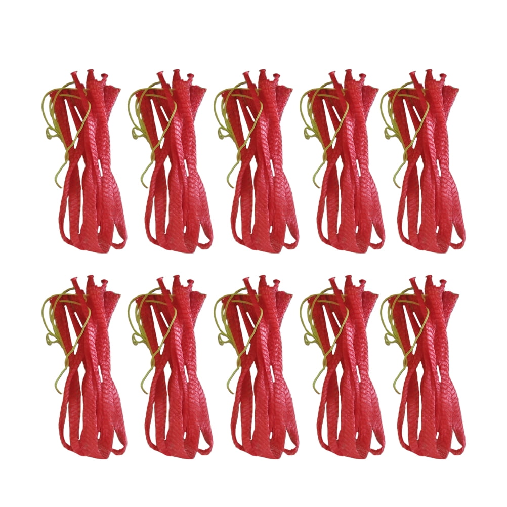 100 PCS Red Mesh Bags Outdoor Shopping Nylon Reusable - Walmart.com