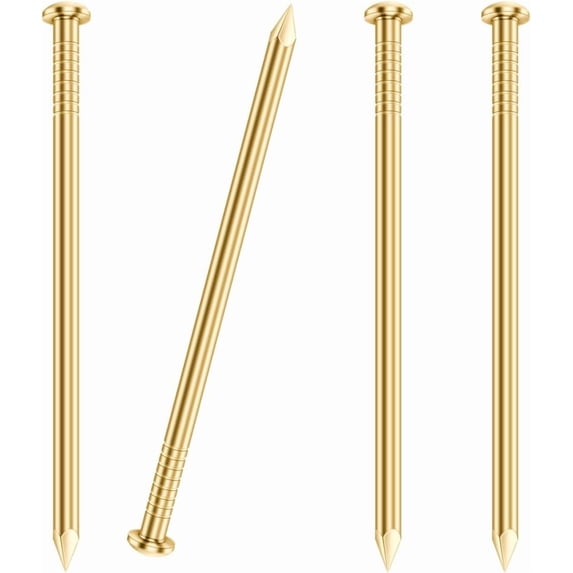 100 PCS Round Head Nails, 2 Inches Hardware Nail, Nails for Hanging ...