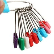 All Top Bargains 24 Pc Baby Diaper Safety Pins, Cloth Changing Locking Clip, Multi Colors ...