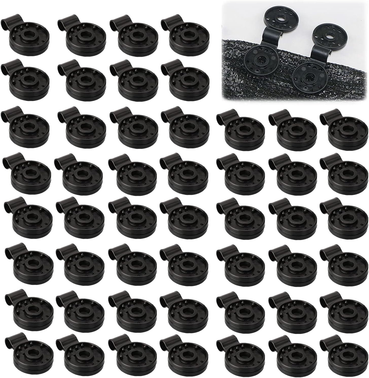 100 PCS Shade Cloth Heavy Duty Lock Grip - Plastic Clips Greenhouse ...