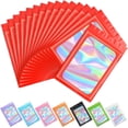100 PCS Smell Proof Mylar Bags, Resealable Holographic Foil Pouches ...