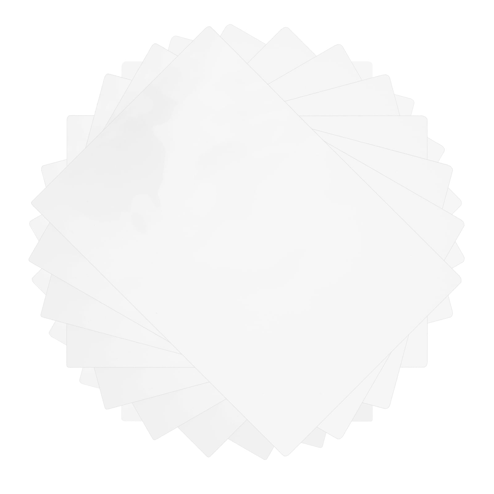 100 PCS Square Tools Photo Laminate Plastic Film Preschool - Walmart.com