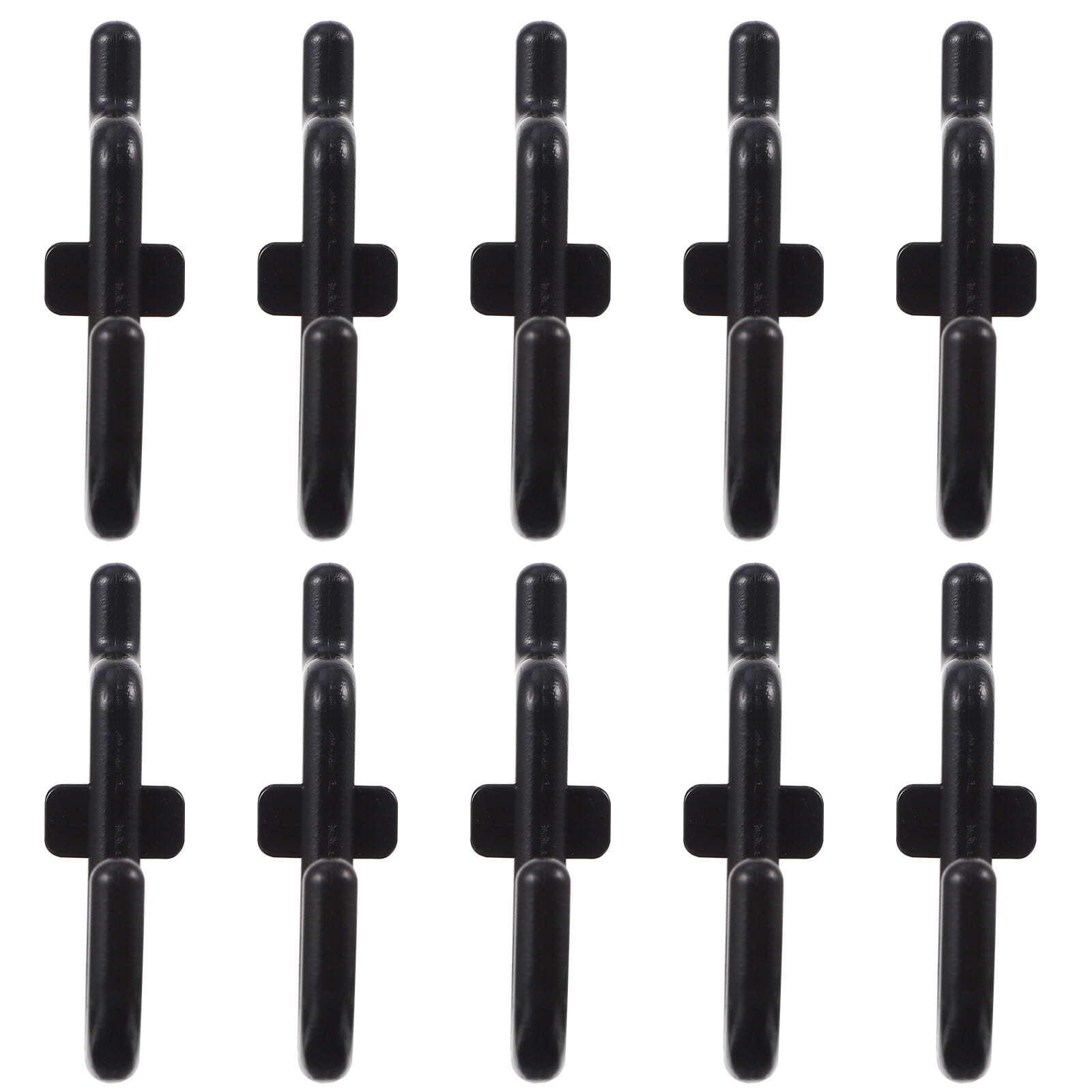 100 PCS Storage Rack Hook Plastic Hangers Peg Board J Shape Peg Hook ...