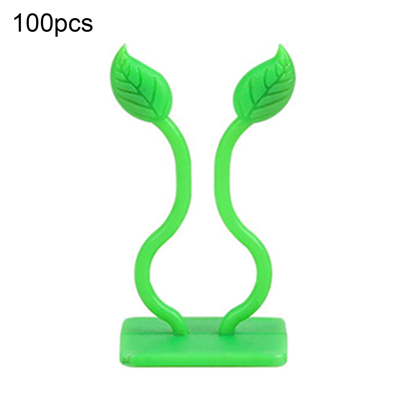 100 PCS Wall Plants Climber Vine Sticky Wall Clips Green 3 Different ...