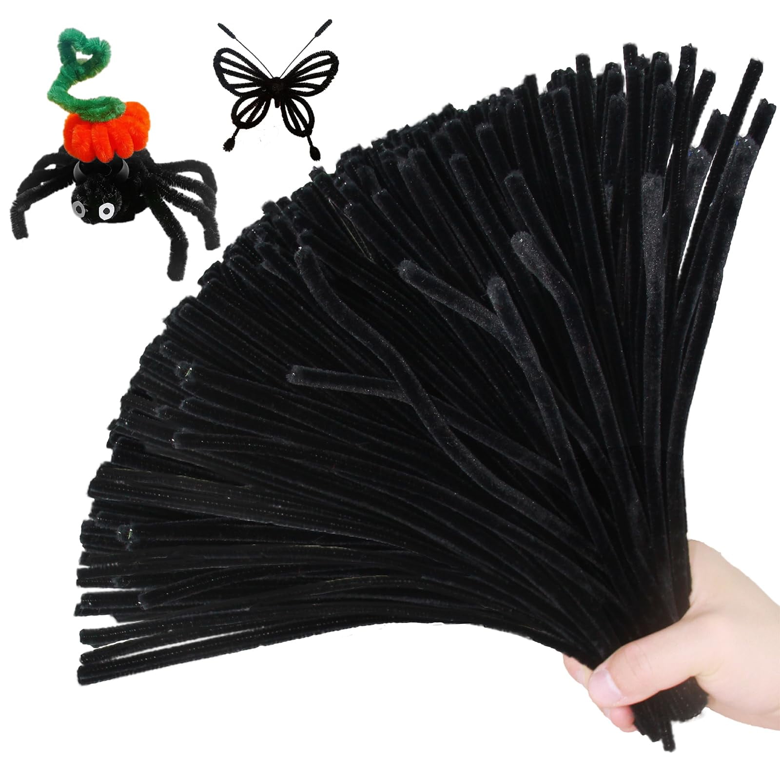 100 PCS White Pipe Cleaners Craft Bulk DIY Art Supplies for Kids ...
