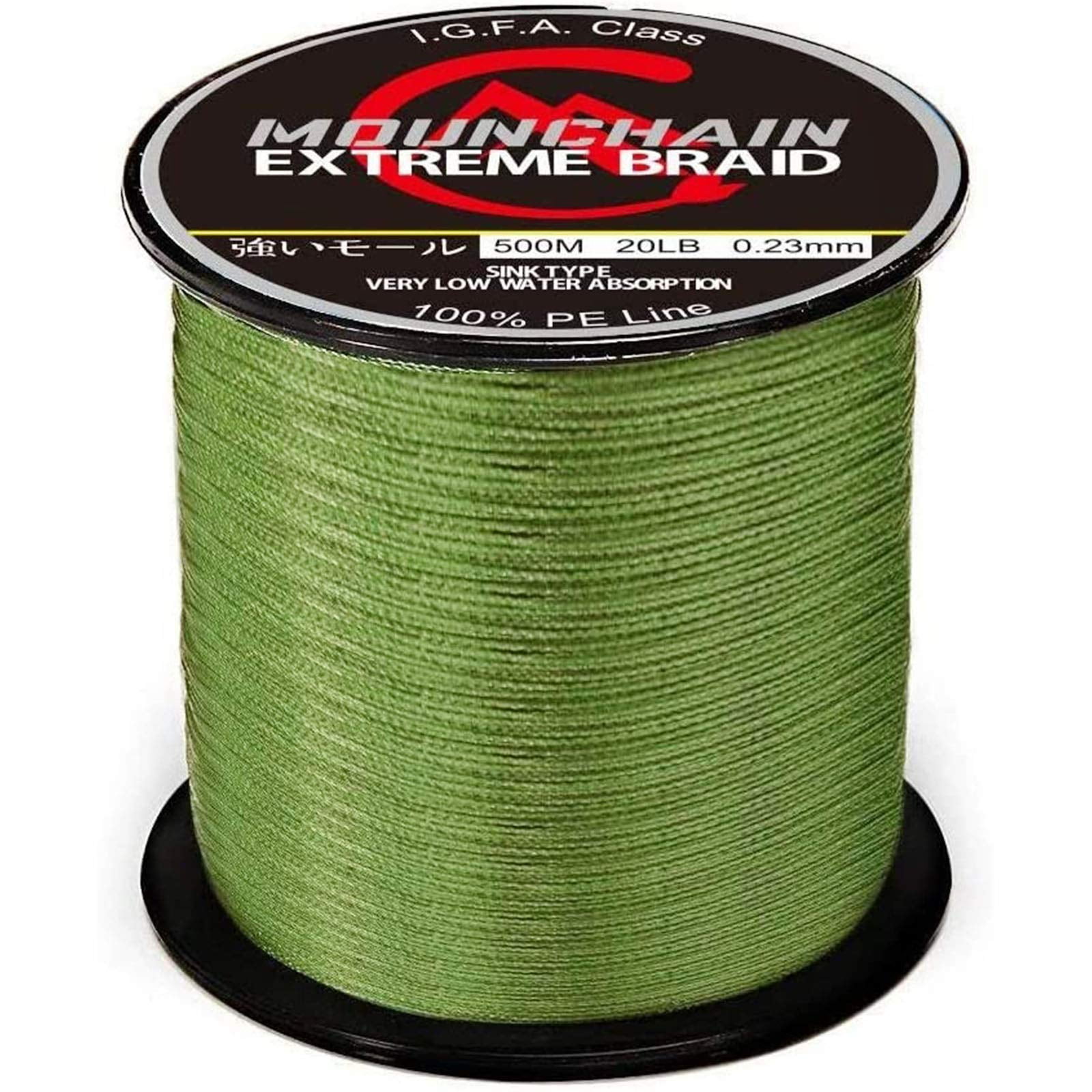100% PE 500M 4 Strands Braided Fishing Line, Sensitive Braided Lines, Super Performance and Cost ...