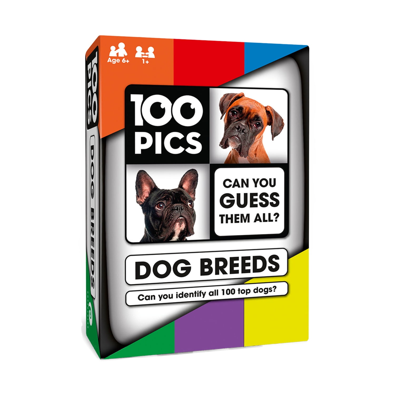 Poptacular 100 Pics Dog Breeds 99 Years Card Games, Plastic, 0.364 lb ...