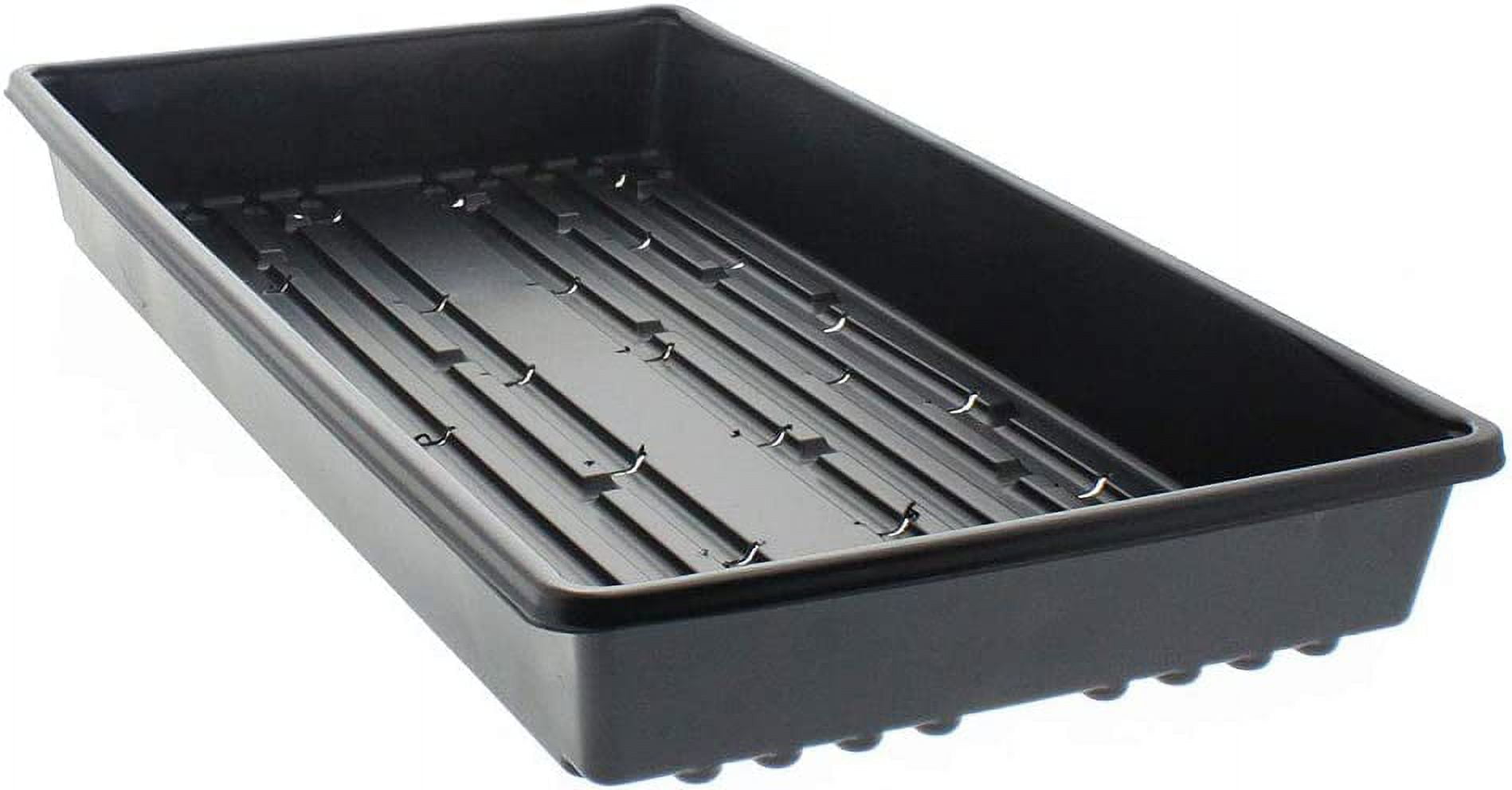 100 PK - 1020 Plant Trays, NO Holes, Heavy Duty - Walmart.com