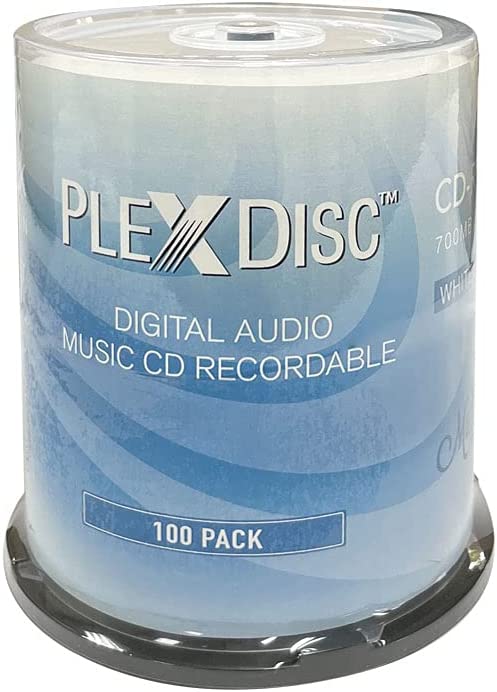 100 PK 52x 700 MB Digital Audio Music CD-R Disc for Reliable Audio ...