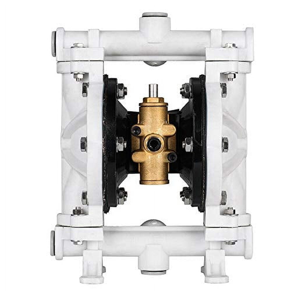 100 PSI Air-Operated Double Diaphragm Pump Membrane Pump Polypropylene ...