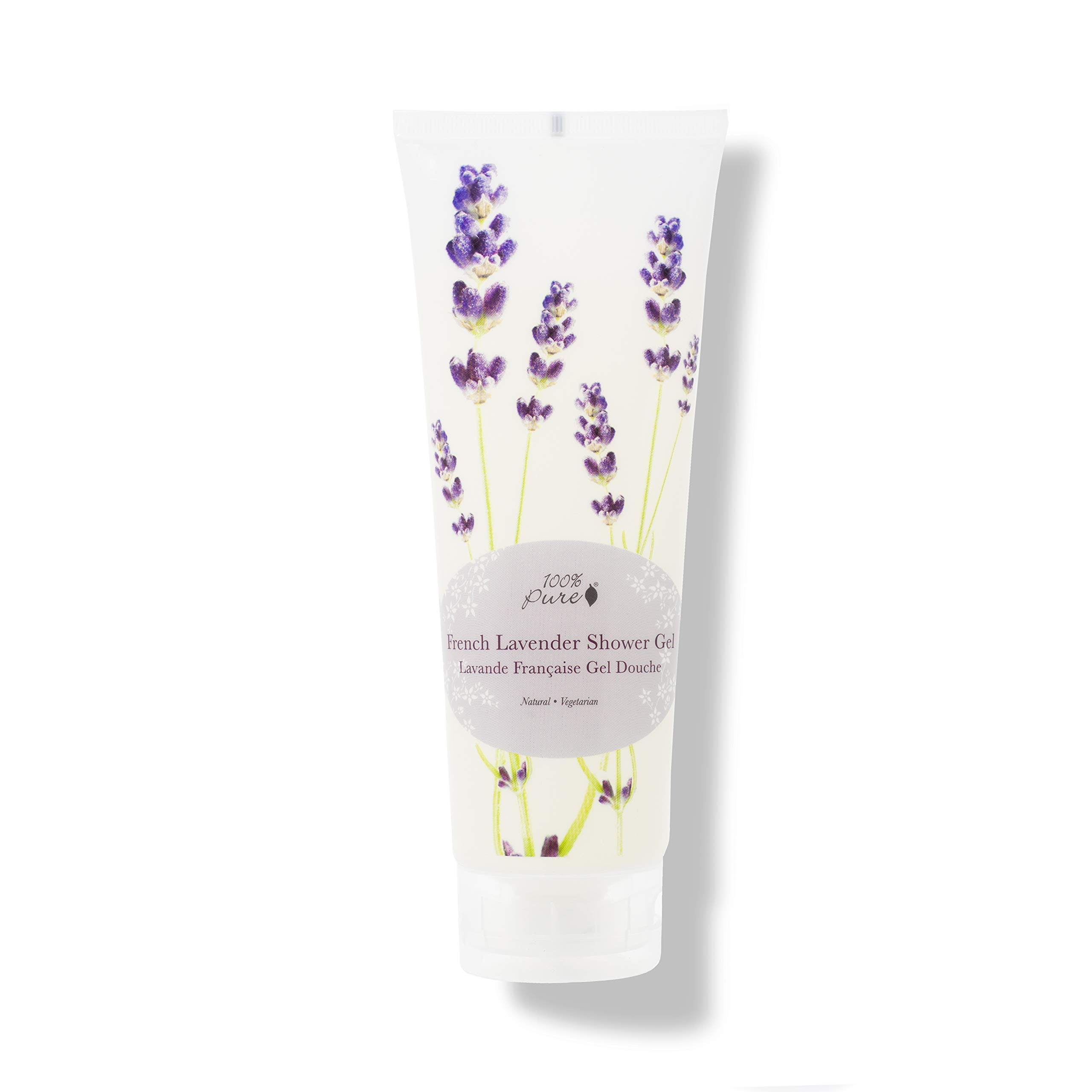 100% PURE French Lavender MZF22 Shower Gel Natural Foaming & Hydrating ...