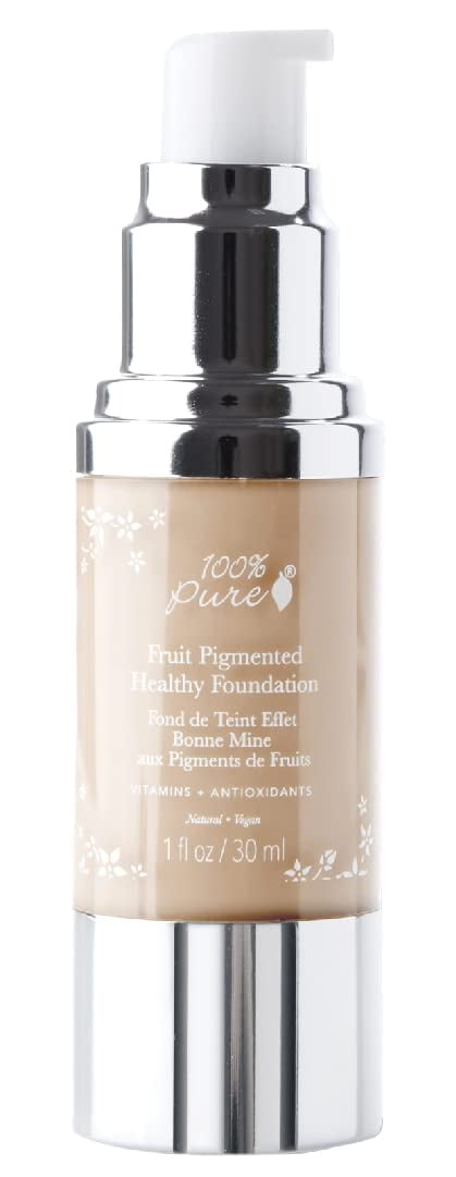 100% PURE Healthy Foundation Full Face Coverage Makeup, Liquid Matte ...