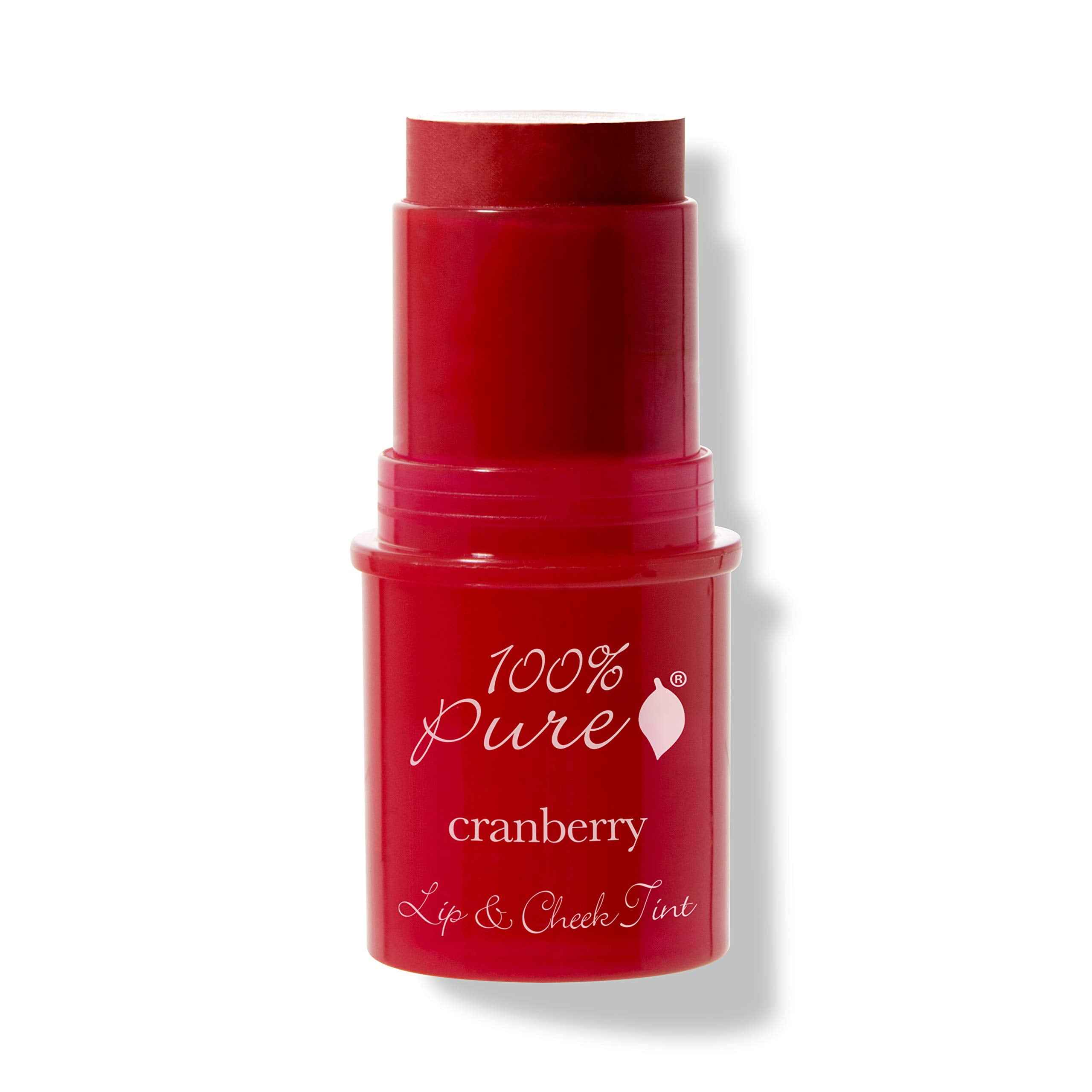 100% PURE Lip & Cheek Tint (Fruit Pigmented), Cranberry Glow, Long ...