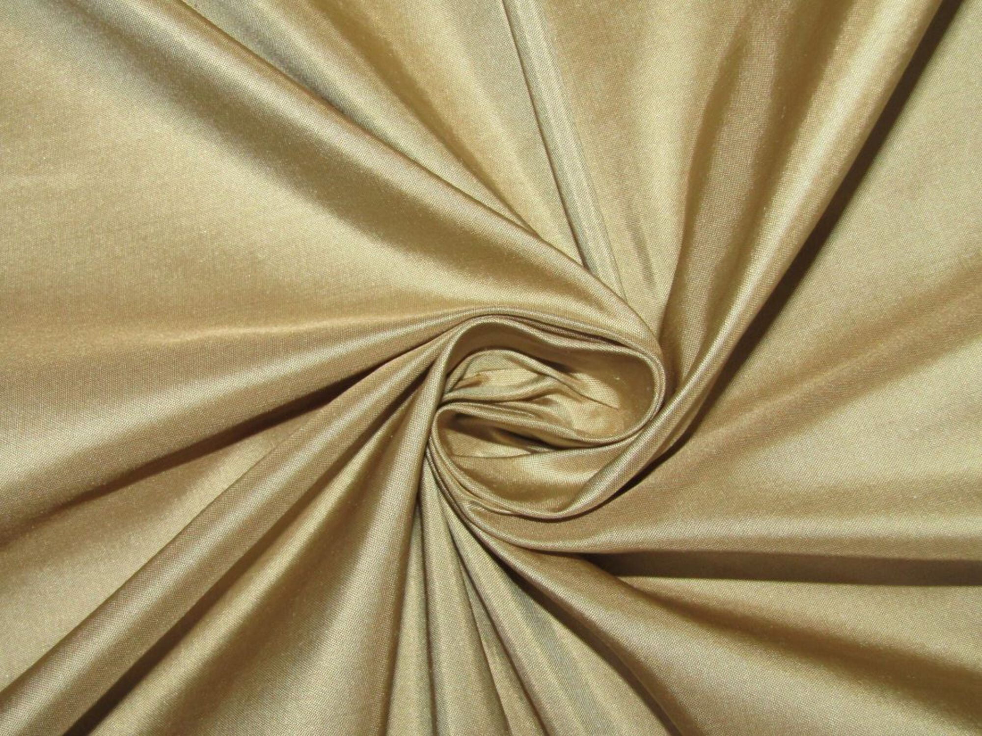 100% PURE SILK TAFFETA FABRIC CHAZAL GOLD color 54" wide TAF236 - Walmart.com