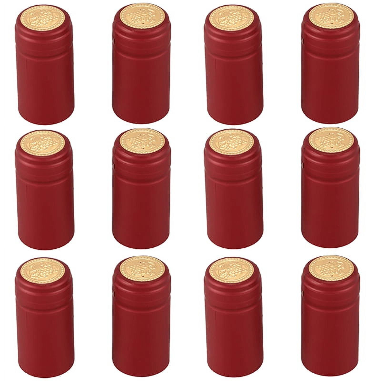 100 Pvc Thermo Shrinkable Cap With Tearing Line Red Wine Cap Plastic Cap Self Brewed Wine