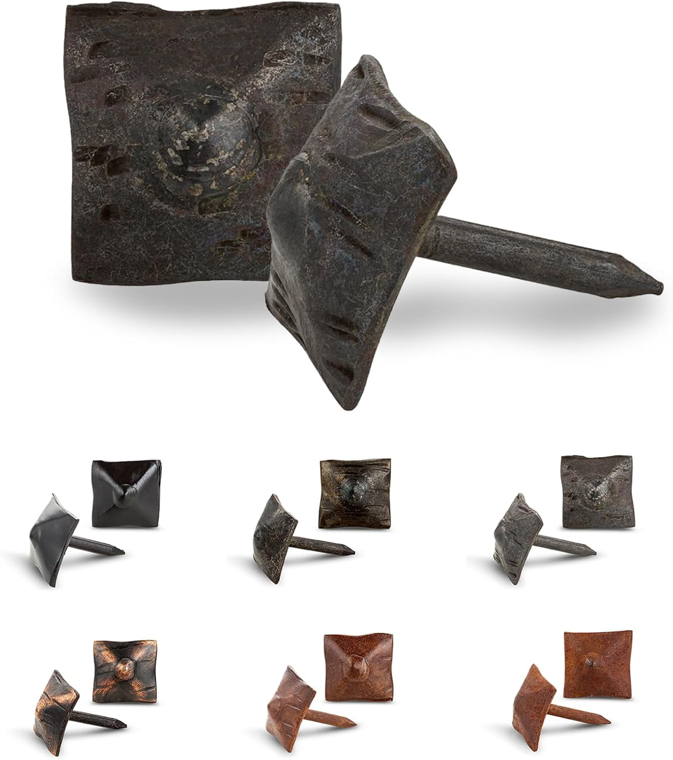 100 Pack 0.75 Inch Small Square Clavos Decorative Nails – Unfinished ...