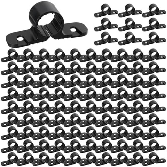 100 Pack 1/2 Inch Pipe Supports Suspension Clamp Pipe Clamps Pex Clamps ...