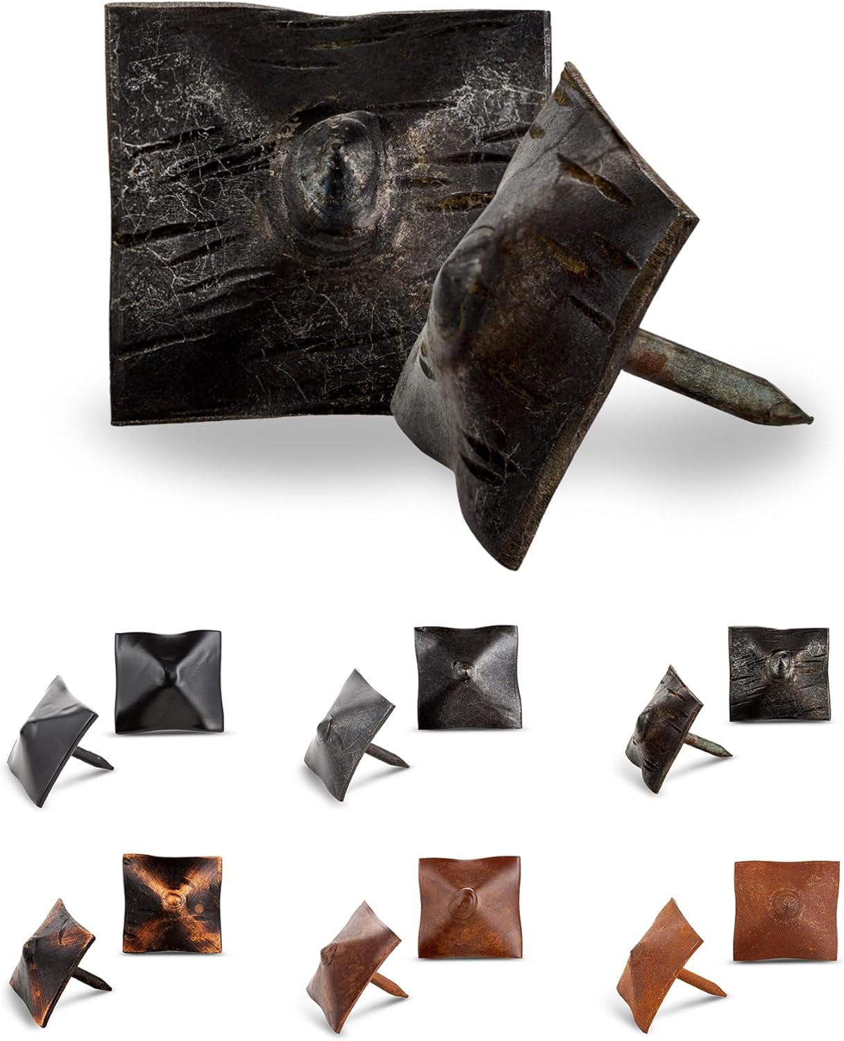 100 Pack 1 Inch Small Square Clavos Decorative Nails – Unfinished ...