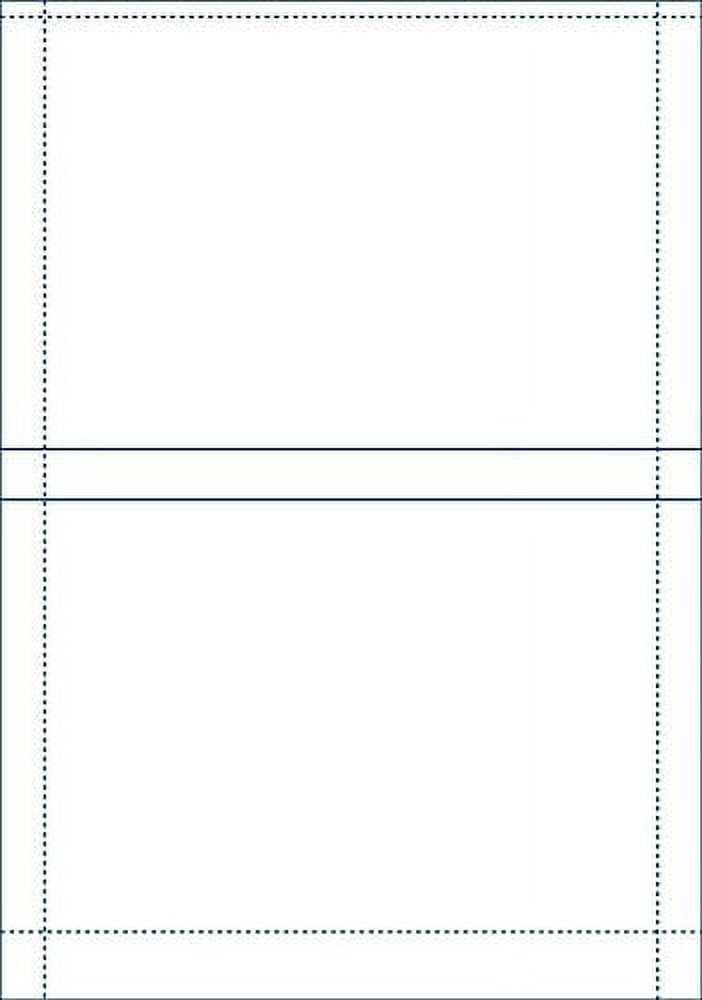 100 Pack 1-Up DVD Case Inserts, Matte White (Same size as Neato DIS ...