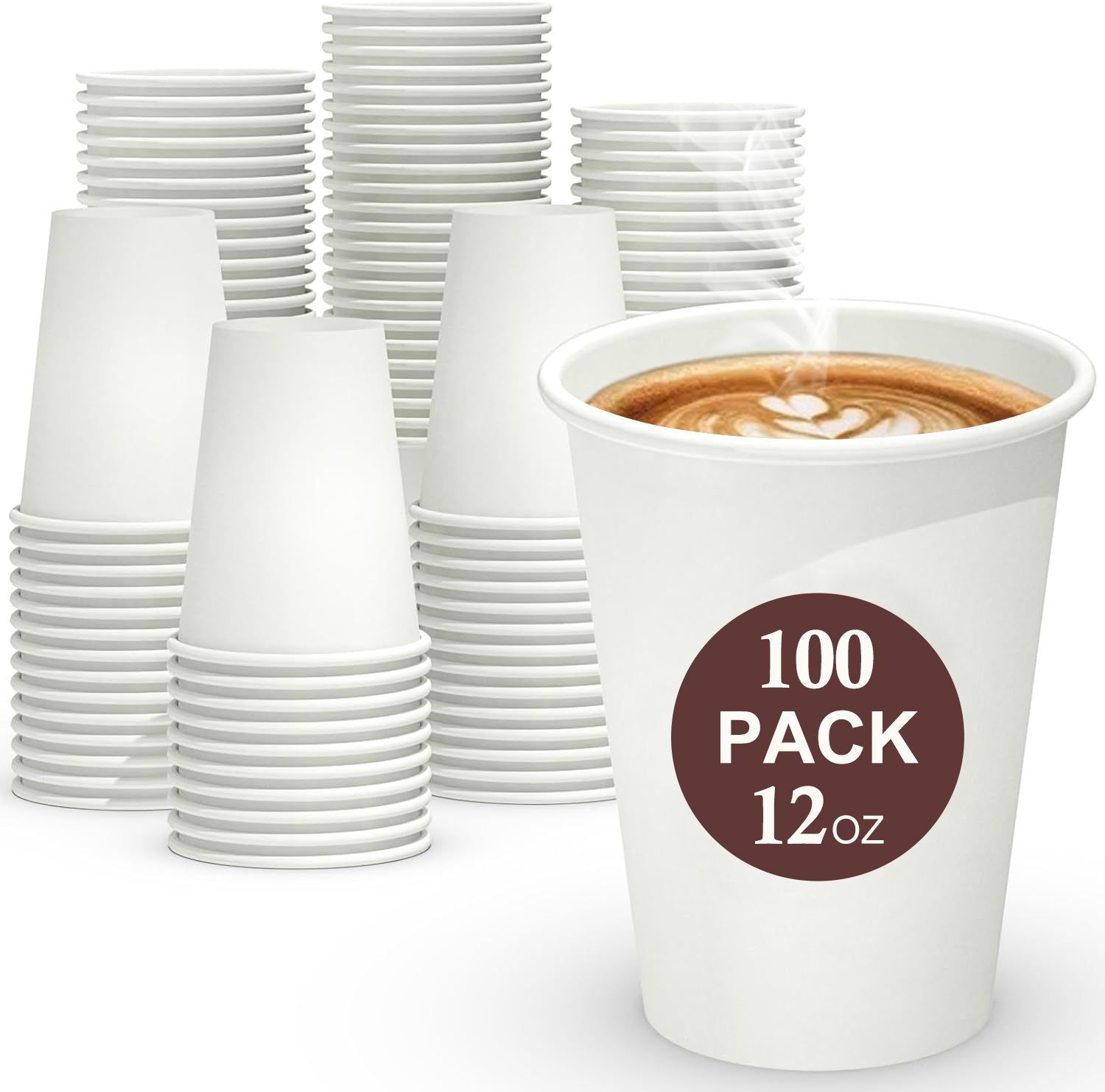 Paper Water Cups Waxed, 5oz, 100/Pack - Walmart.com