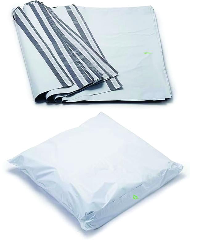 [100 Pack] 24x24 White Poly Shipping Bags - Mailer with Self Adhesive ...