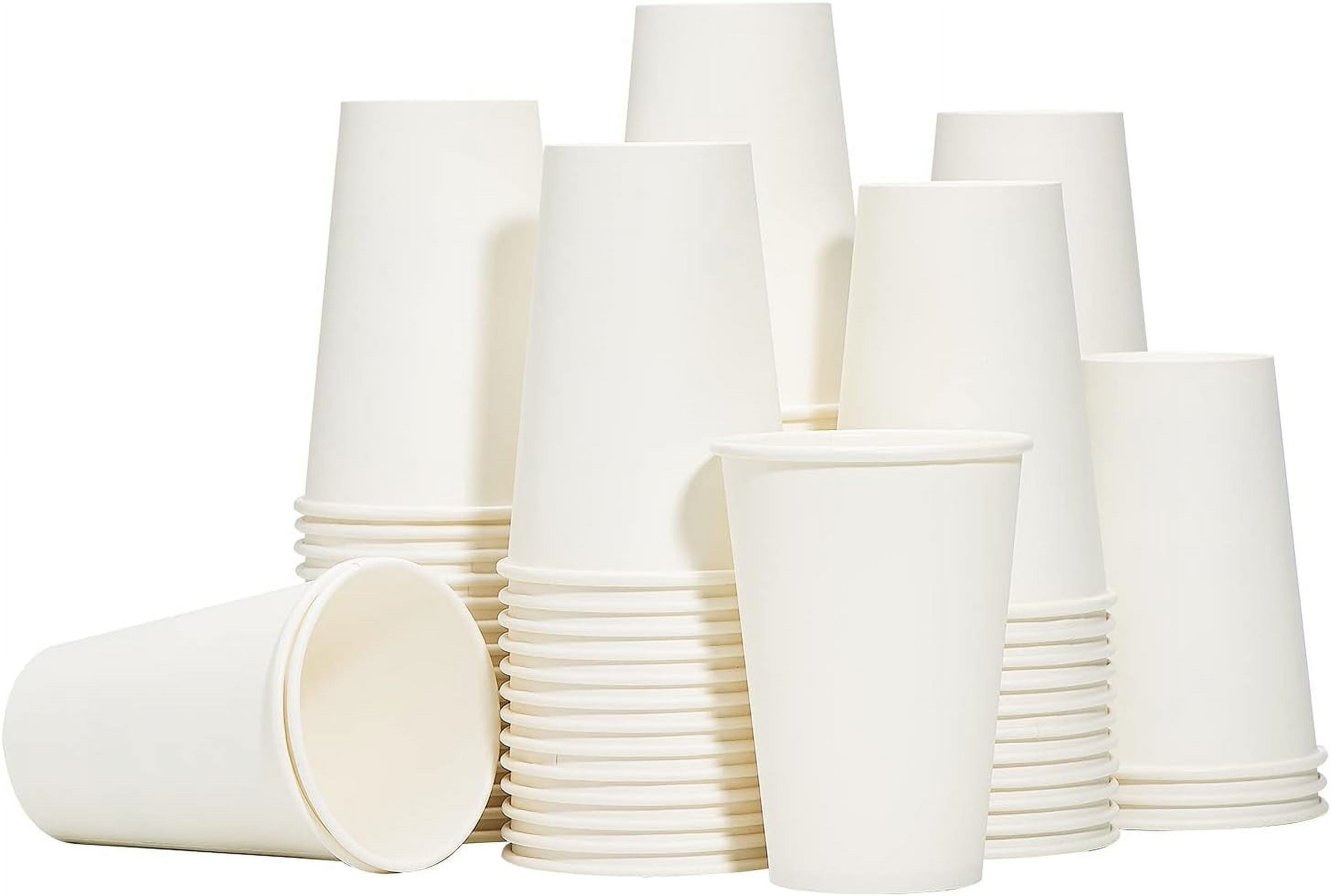 [100 Pack] 3 oz Bathroom Paper Cups, Disposable Paper Cups, Mouthwash ...