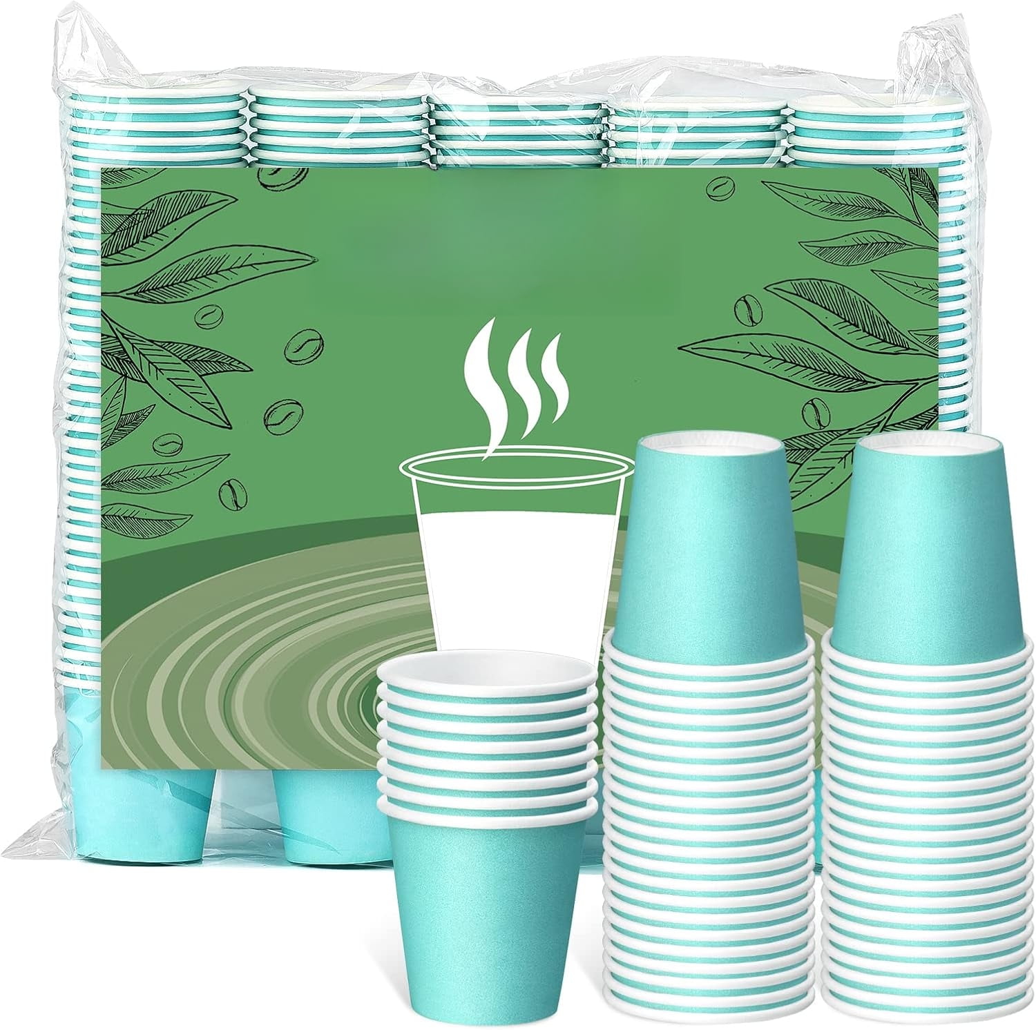 100 Pack 3 oz Paper Cups, Bathroom Cups Disposable,Mouthwash Cups Small ...