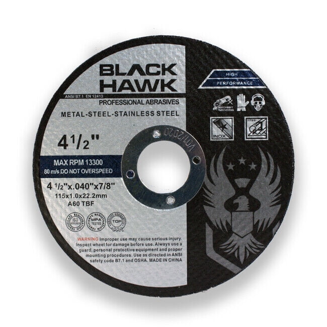 100 Pack 4.5"x.040"x7/8" Thin Cut off Disc Metal & Stainless Steel ...