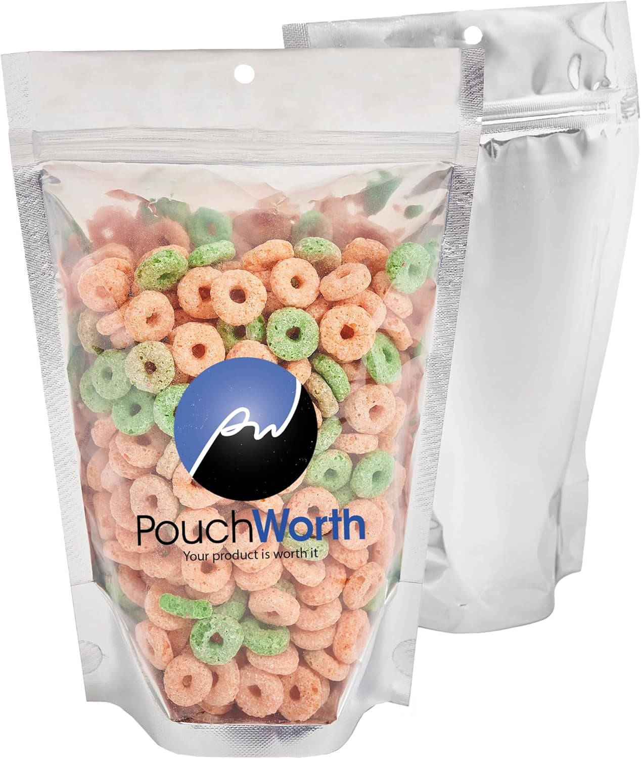 100 Pack 6x9 Inch Mylar Bags for Food Storage Resealable with Clear ...