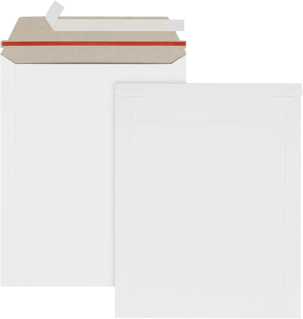 100 Pack 7x9 inch Rigid Mailer Self Seal Photo Document Mailers, Stay ...